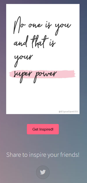 Erica Ginn Rosa | Inspire Me